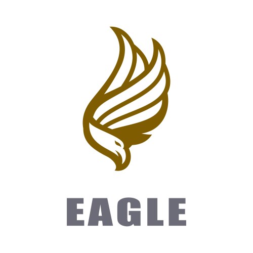 Eagle logo Royalty Free Vector Image - VectorStock