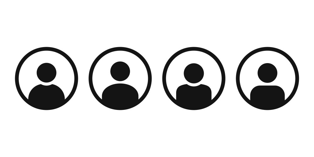 Avatar Profile Icon Round Vector Images (over 9,100)