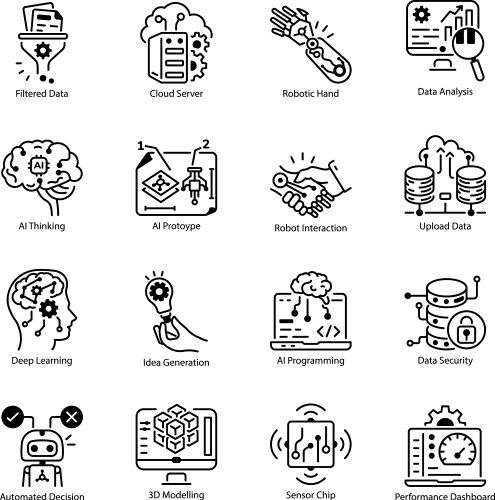 Deep Learning Ai Vector Images (over 3,600)