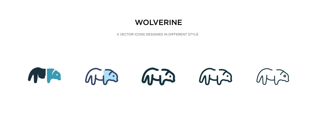 Wolverine animal logo Vector Images & Graphics for Commercial Use ...