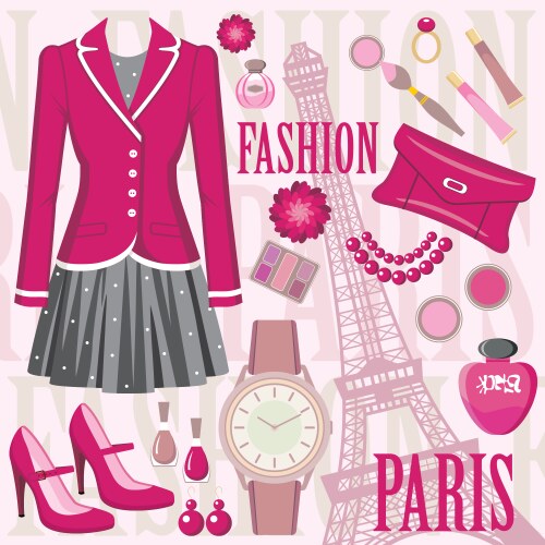 Fashion background Royalty Free Vector Image - VectorStock