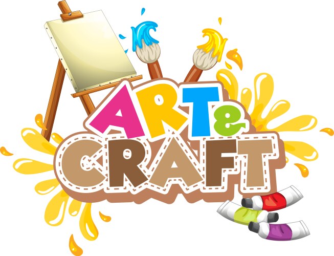 Font design for word art in colorful color Vector Image