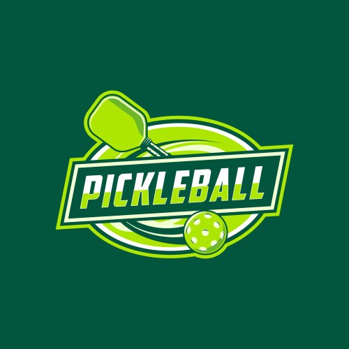 Pickleball logo Vector Images & Graphics for Commercial Use | VectorStock