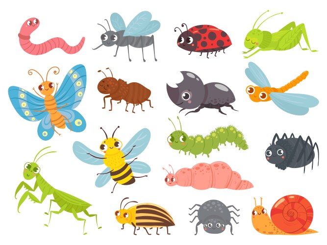Cartoon Insects Vector Images (over 83,000)