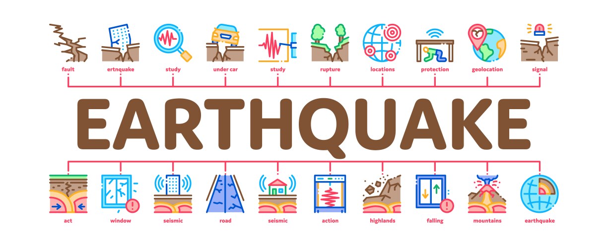 Earthquake Infographic Vector Images (over 400)
