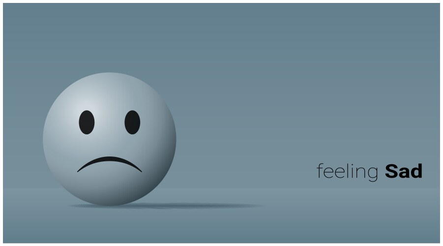 Sad Face Blue Emoji Emoticon Vector Images (over 910)