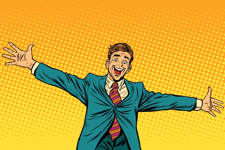 Happy People Vector Images (over 810,000)