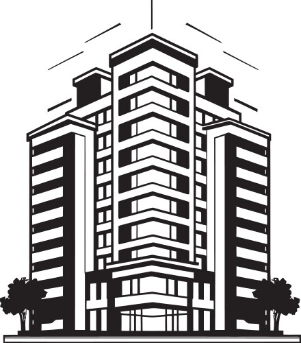 Architectural Drawing Building Elevation Plan Vector Images (over 180)