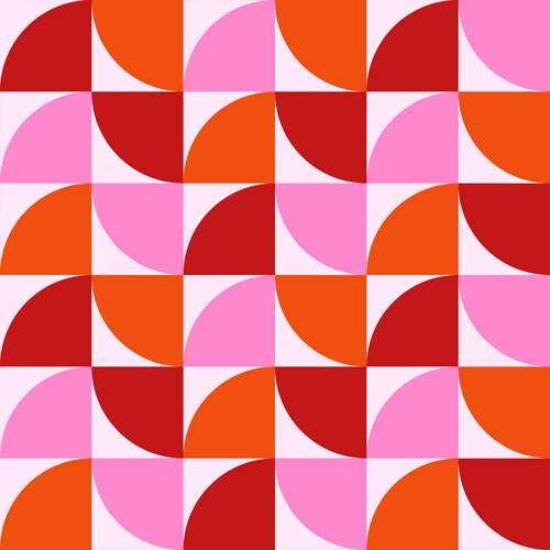 Abstract geo art pattern composition Royalty Free Vector