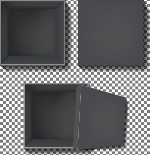 Round box template Royalty Free Vector Image - VectorStock