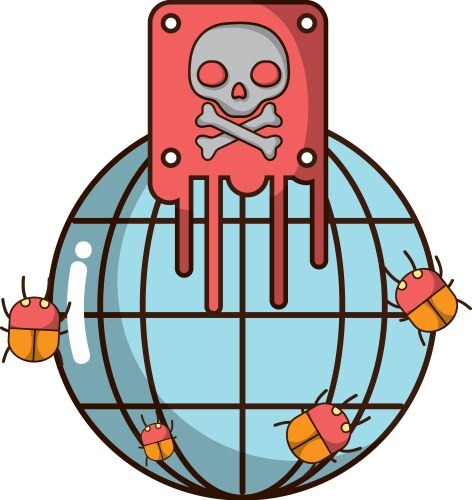 Threat Cartoon Cybersecurity Vector Images (over 410)