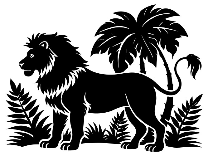 Lion Pride Silhouette Vector Images (over 8,300)