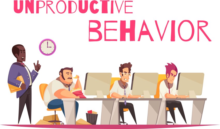 Littering behavior concept Royalty Free Vector Image