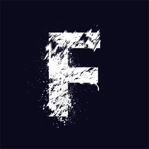 Black and White Alphabet Letter F Vector Images (over 36,000)