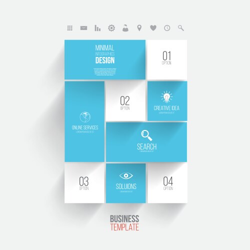 Infographic template Royalty Free Vector Image