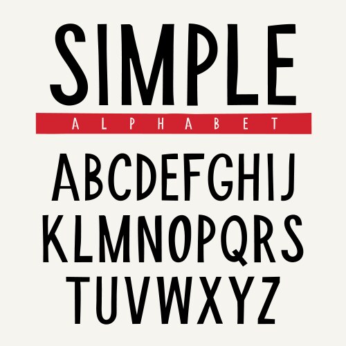 Gothic font 001 Royalty Free Vector Image - VectorStock