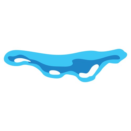 A sprite sheet water trap splash for game Vector Image