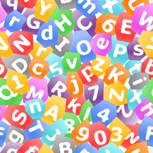 Graffiti style bright colorful paint letters Vector Image