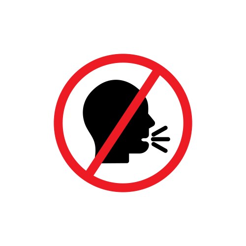 Please Keep Quiet Sign Vector Images (over 240)