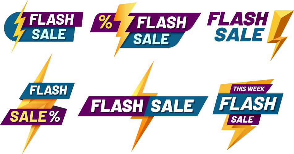 Flash Sale Vector Images (over 20,000)