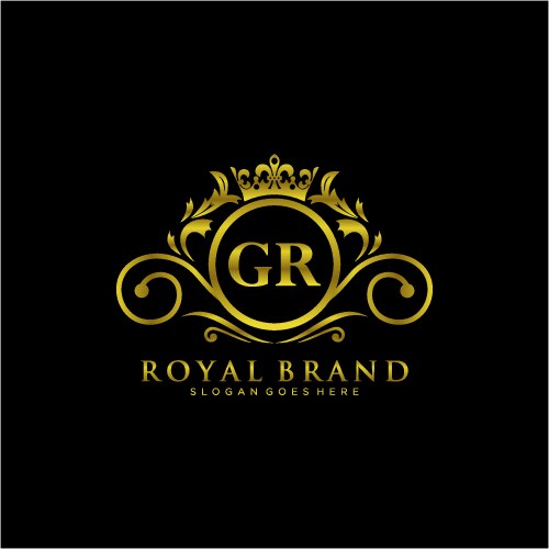 Gr logo Vector Images & Graphics for Commercial Use | VectorStock
