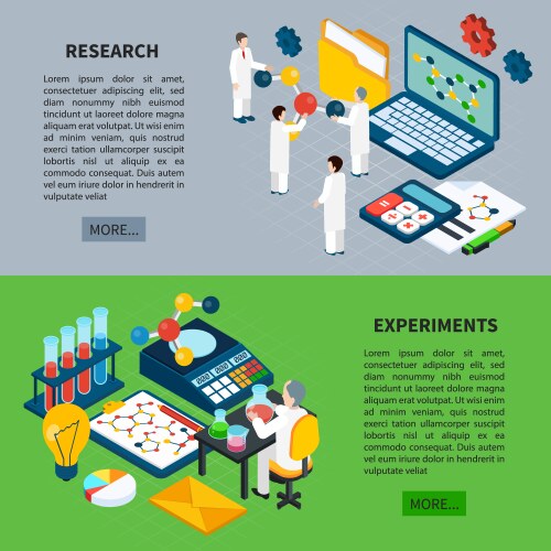 Data science paper template poster Royalty Free Vector Image