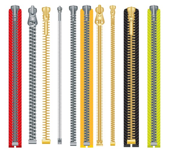 Gold Zipper Vector Images (over 620)