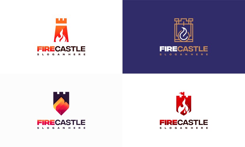 Castle logo Royalty Free Vector Image - VectorStock