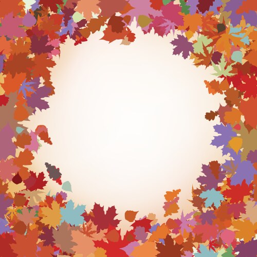 Fall autumn background Royalty Free Vector Image