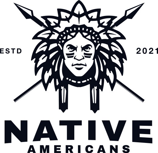 Native American Badge Logo Vector Images (over 650)