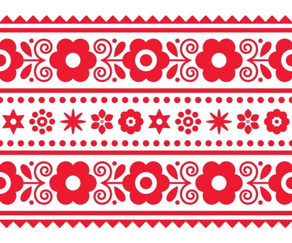 Set seamless borders Royalty Free Vector Image