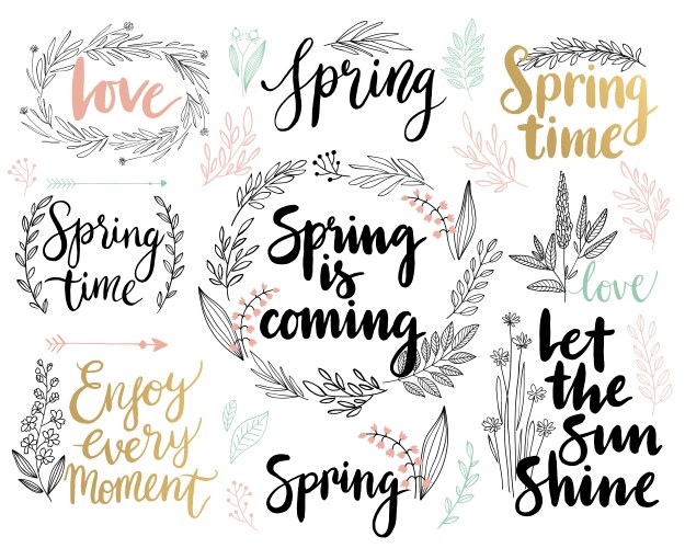 Floral Calligraphy Vector Images (over 68,000)
