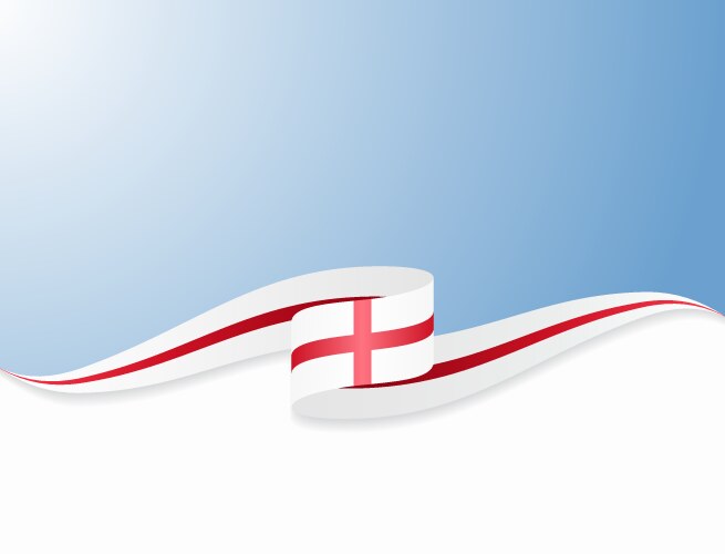 English flag wavy abstract background Royalty Free Vector
