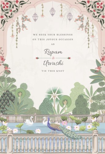 Indian Wedding Invitation Card Background Design Wedding Ceremony
