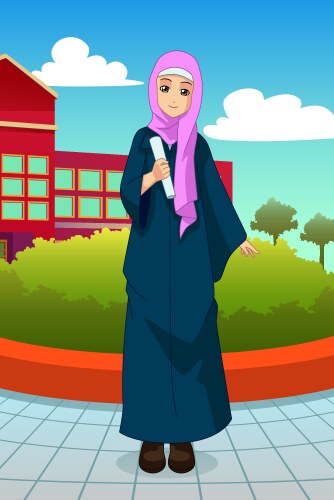 Muslim Graduation Vector Images (over 340)