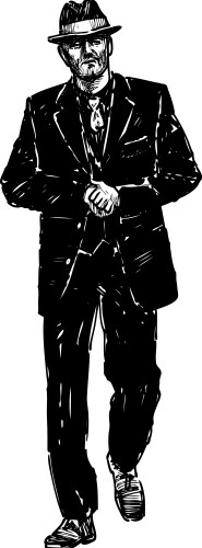 Gangster Royalty Free Vector Image - VectorStock