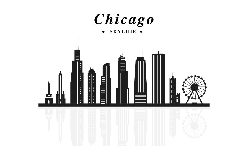 Chicago Skyline Logo Vector Images (over 120)