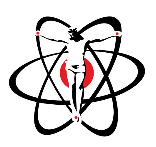 Jesus christ crucified black Royalty Free Vector Image