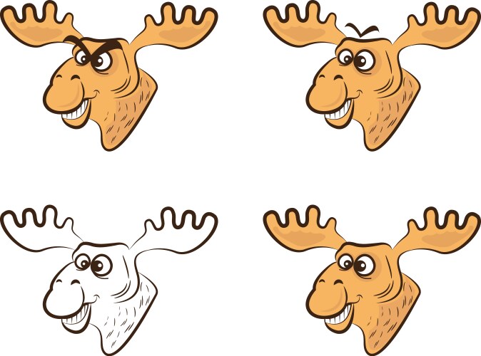Elk Cartoon Vector Images (over 5,400)