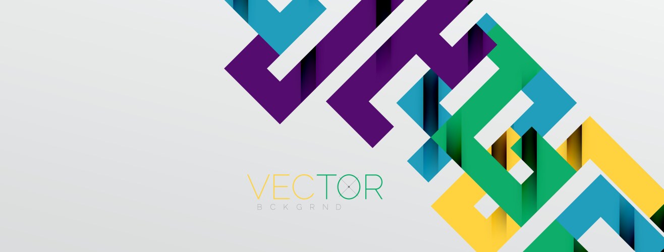 Color bend lines with shadow texture effect Vector Image