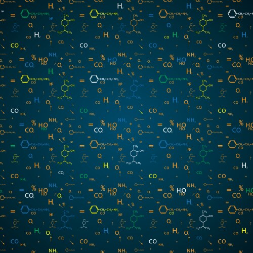 Chemistry hand draw background Royalty Free Vector Image