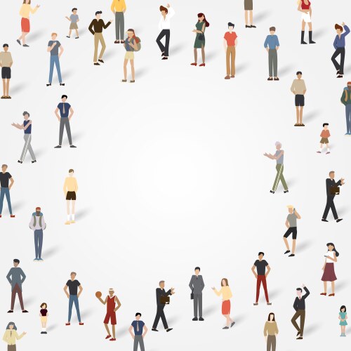 Group of People Vector Images (over 430,000)