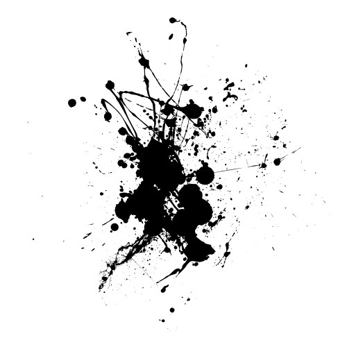 Spray paint dot splatter painted drip grunge art Vector Image