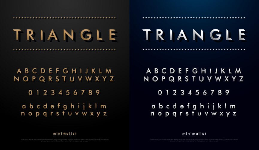 Alphabet Triangles Letters Vector Images (over 130,000)