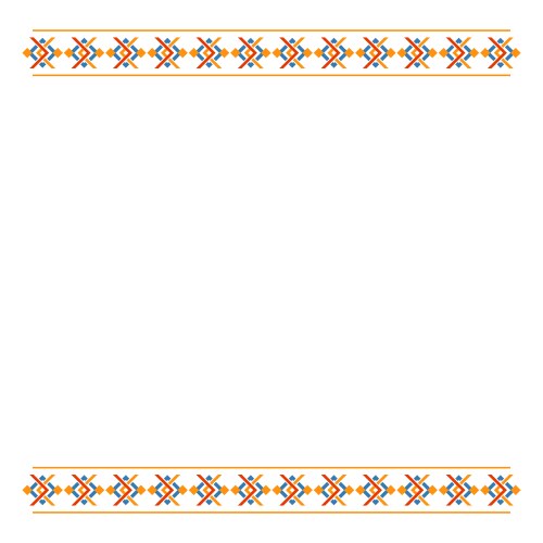 Indigenous native frame design Royalty Free Vector Image