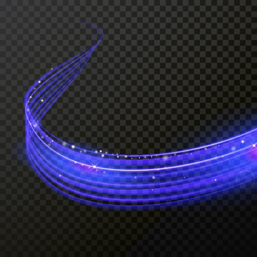 Shining lines light effect Royalty Free Vector Image