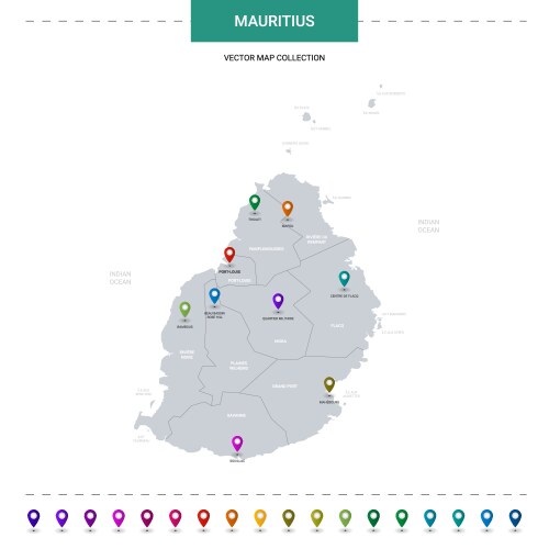Mauritius Map Vector Images (over 920)
