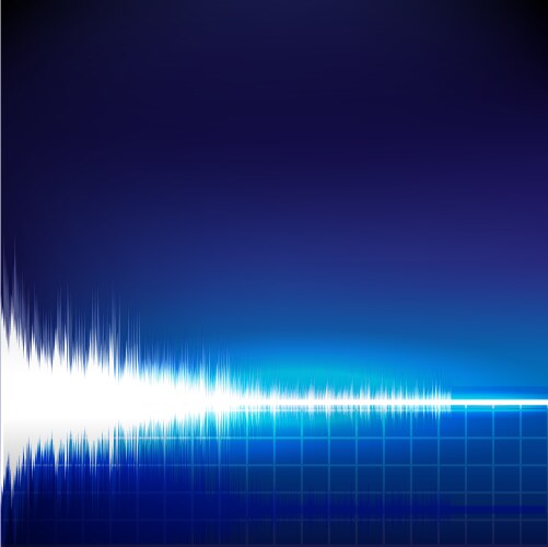 Sound wave dynamic vibration wallpaper Royalty Free Vector