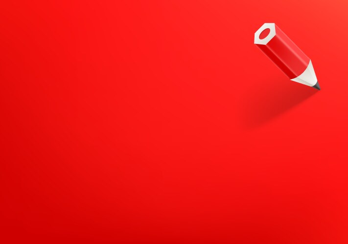 Red Crayon Vector Images (over 6,800)