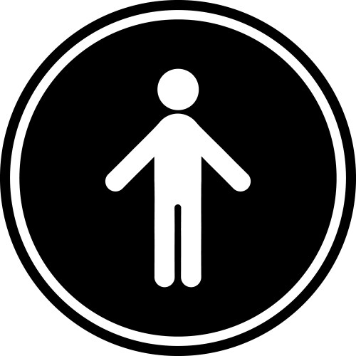 Stickman icon Royalty Free Vector Image - VectorStock